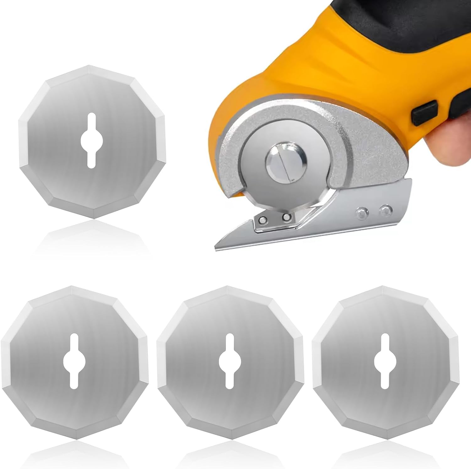 Amazon.com: 4pcs 42mm Replacement Rotary Blade, Cordless Scissors ...