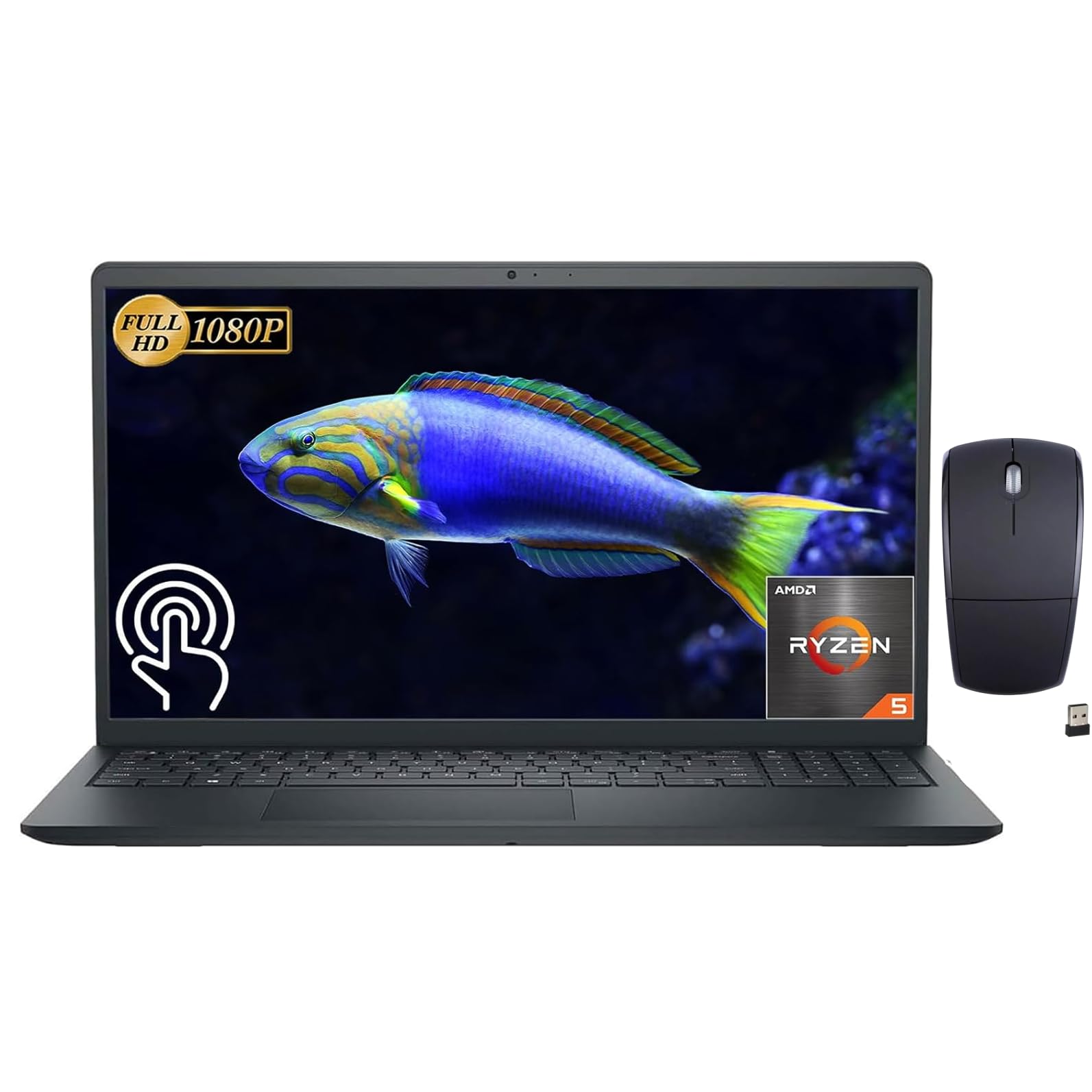 Amazon.com: Dell Inspiron 15 Business Laptop - 15.6" FHD Touchscreen ...