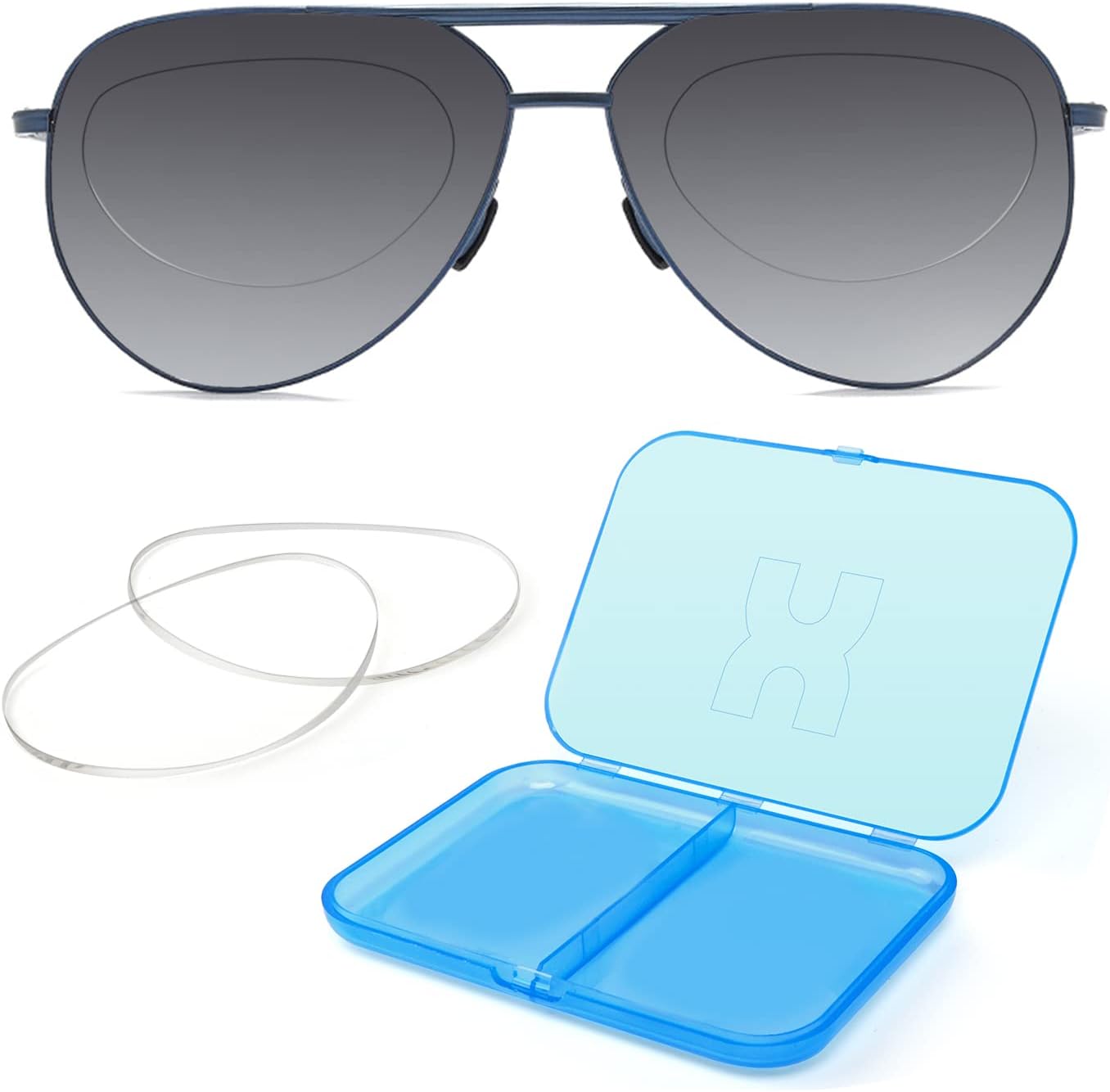 Amazon.com: ALWAYSUV Reusable Stick-On Myopia Lenses Adhesive ...