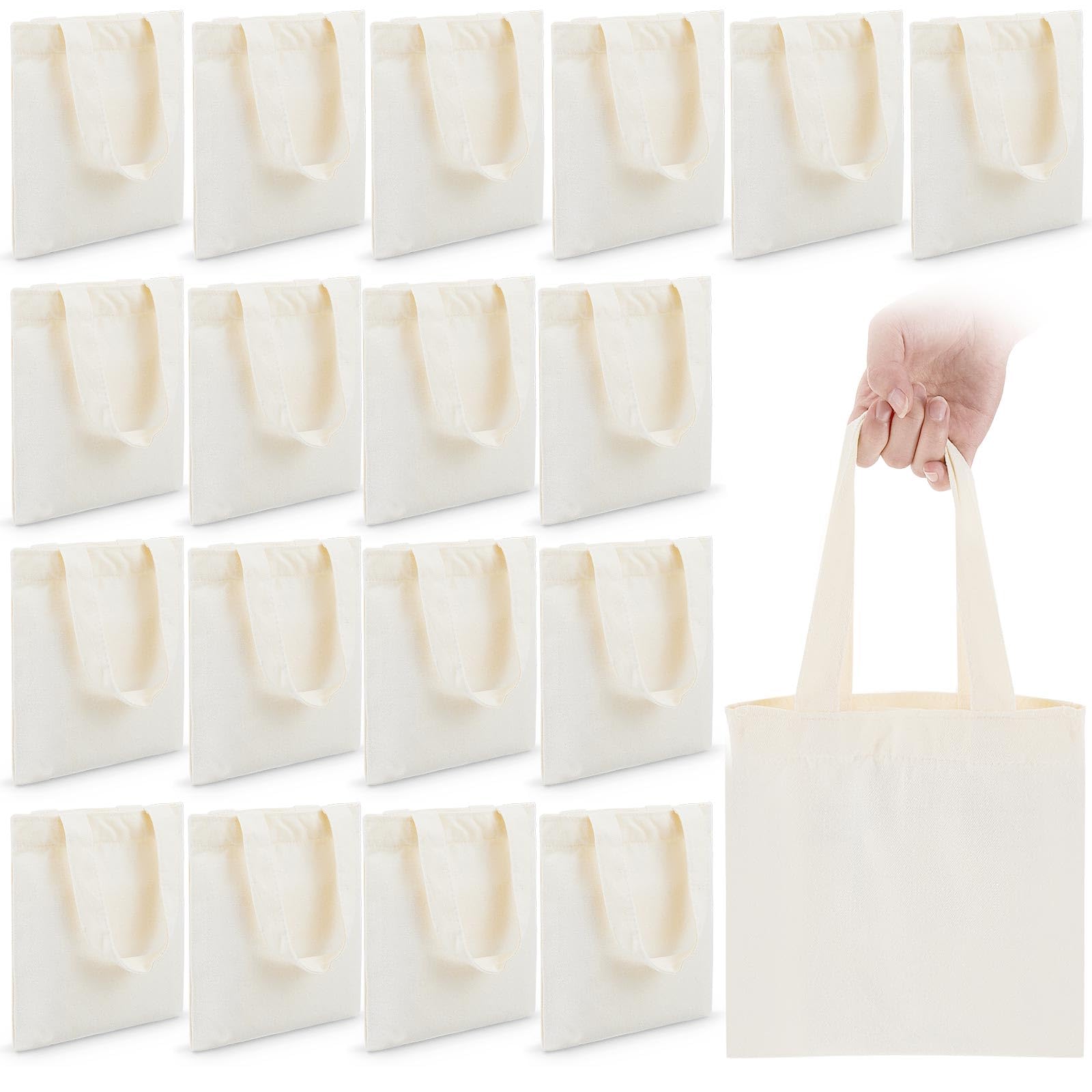 Amazon.com - Amylove 24 Pcs 10 x 10 Inch Mini Tote Bag Sublimation ...