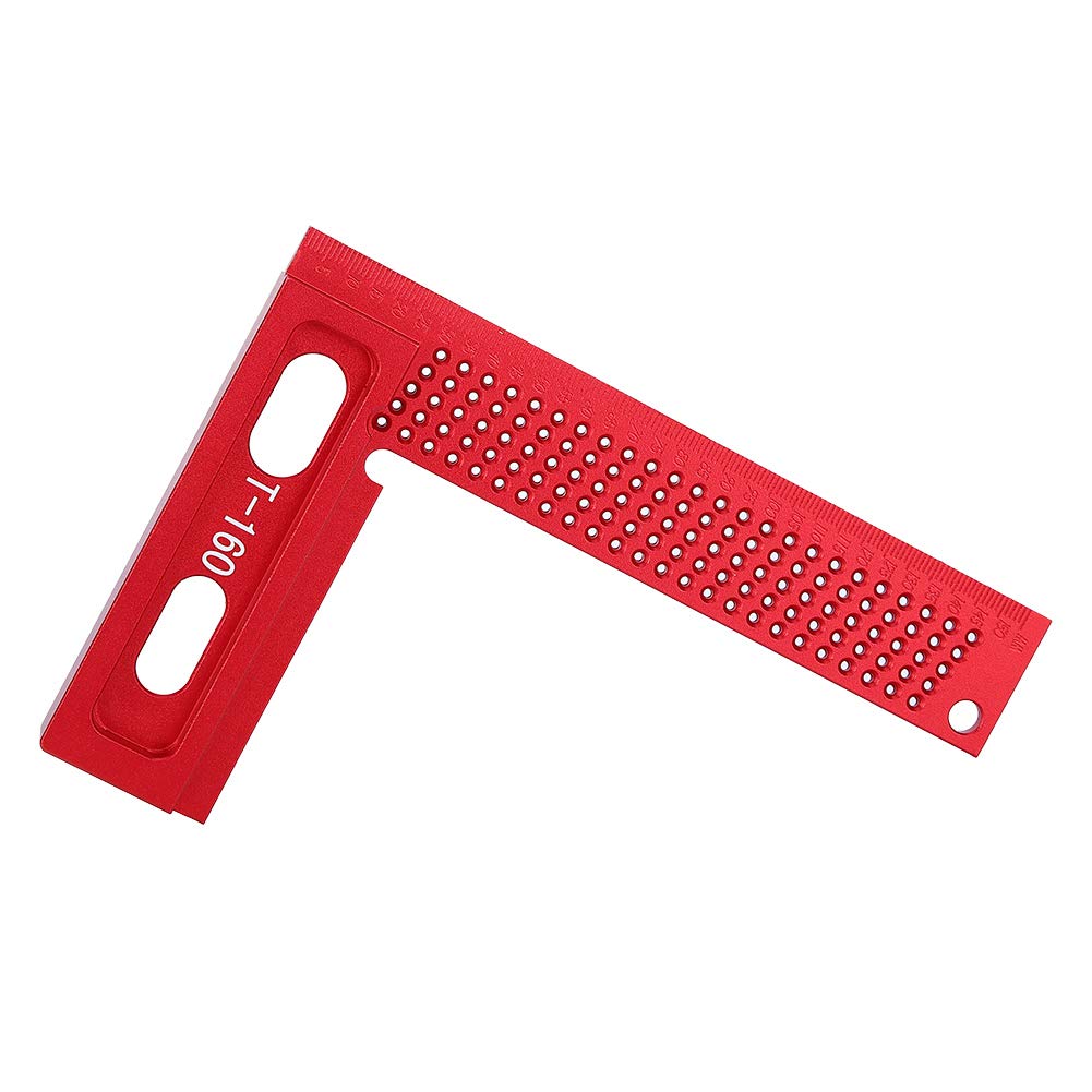 Garosa Hole Ruler Marking Ruler L Ruler Aluminum Alloy Woodworking ...