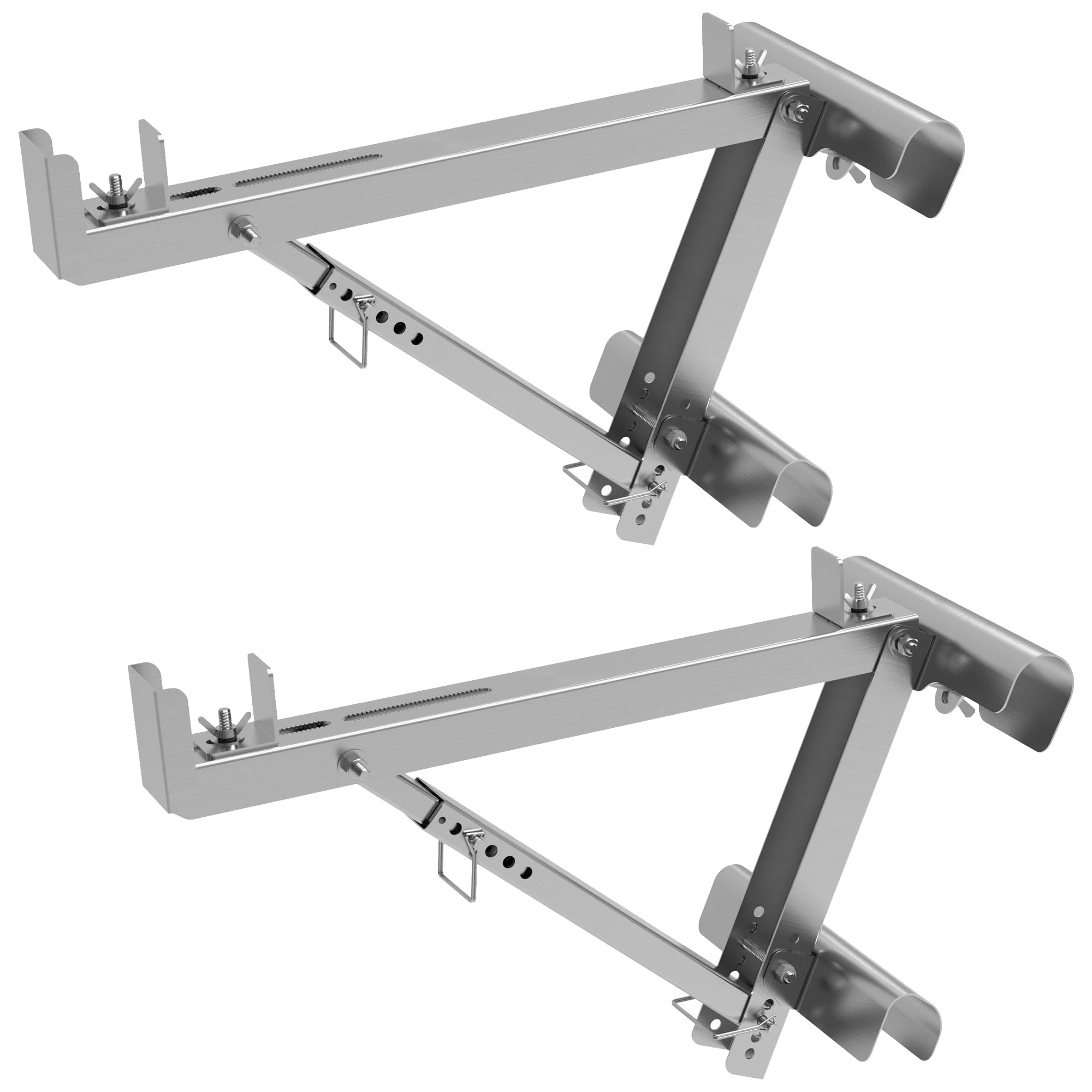 Amazon.com: 1 Pair Ladder Jacks, 2-Rung Short Body Ladder Jack Tool to ...