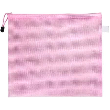 Plastic Wallets A5 File Folder Document Mesh Zipper Bags Zip Wallet Bag ...