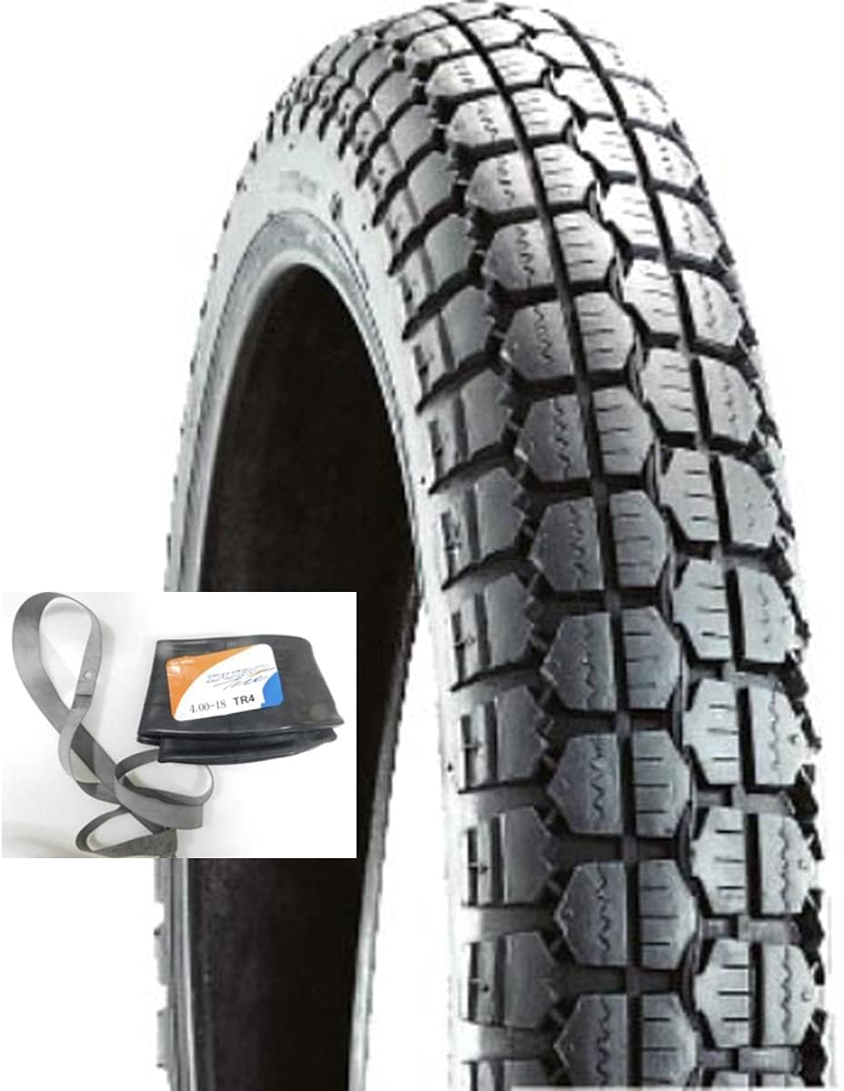 Amazon | Duro HF308 3.25-16 タイヤ、チューブ、リムテープ付き | チューブ | 車＆バイク