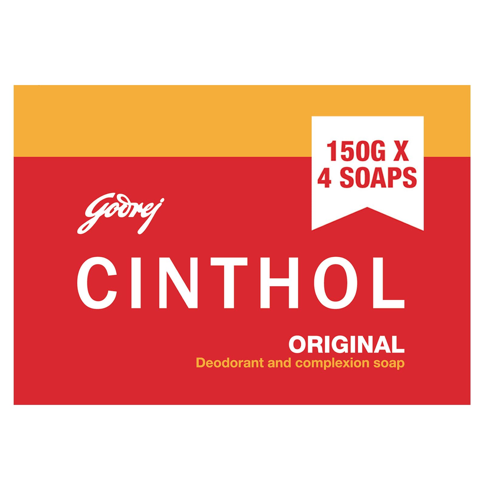 Buy Cinthol Original Soap, 150g (Pack of 4) | Germ Protection | Soaps ...