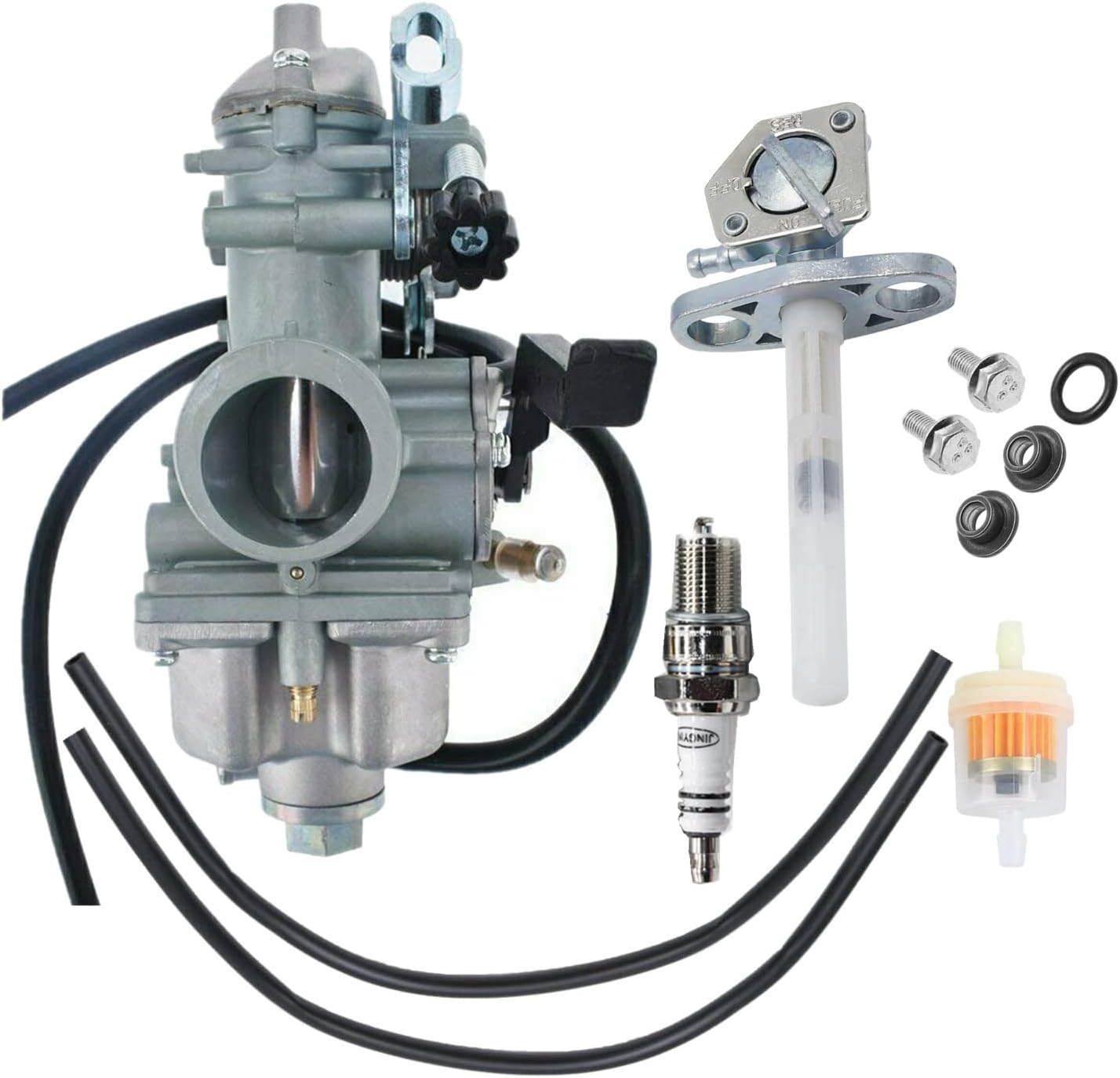 Amazon.com: SVKZGFZ Carburetor Rebuild Kit for Honda XR250R 1986-2004 ...