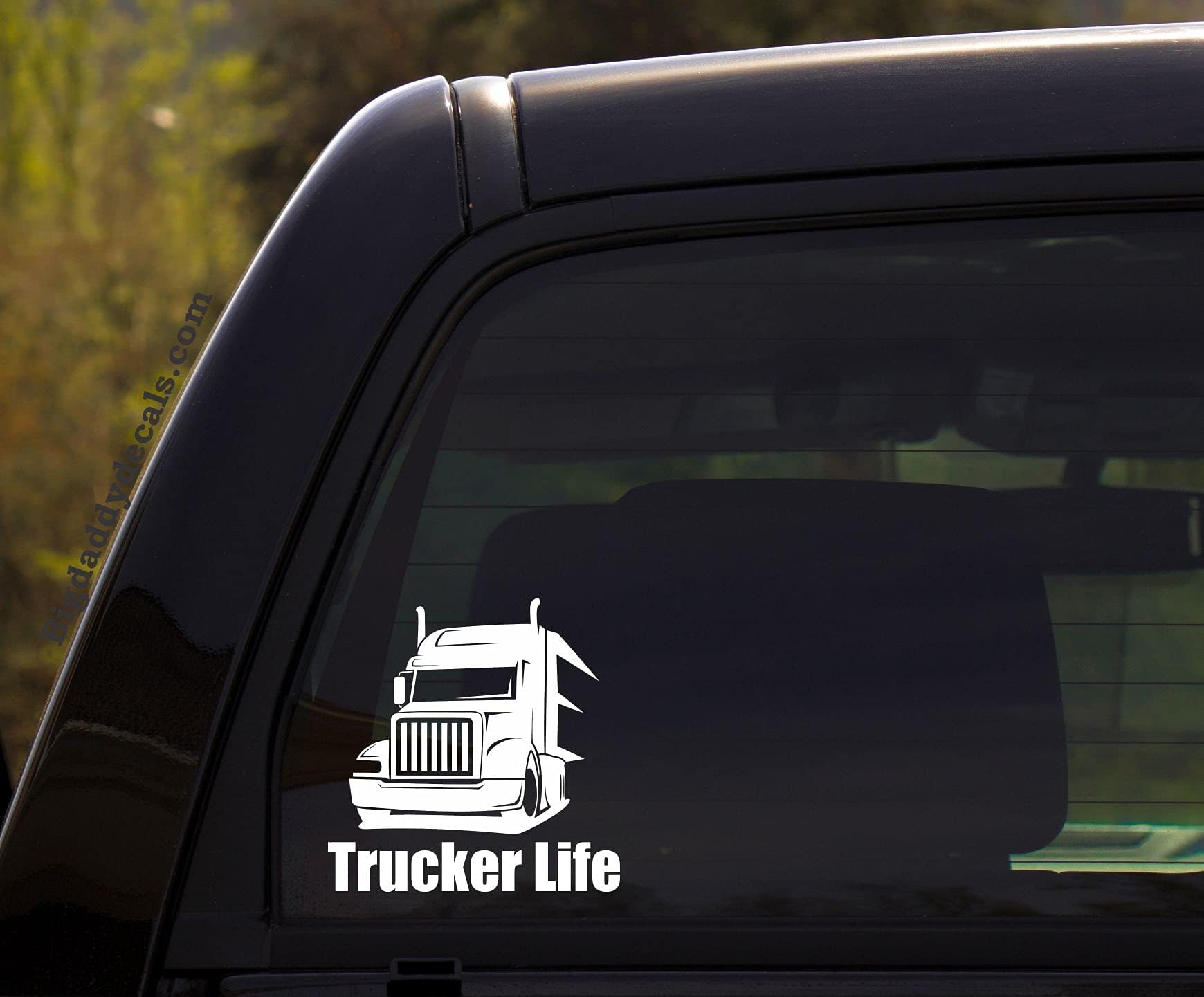 Amazon.com - Cartoon Semi Truck - Sticker Graphic - Auto, Wall, Laptop ...