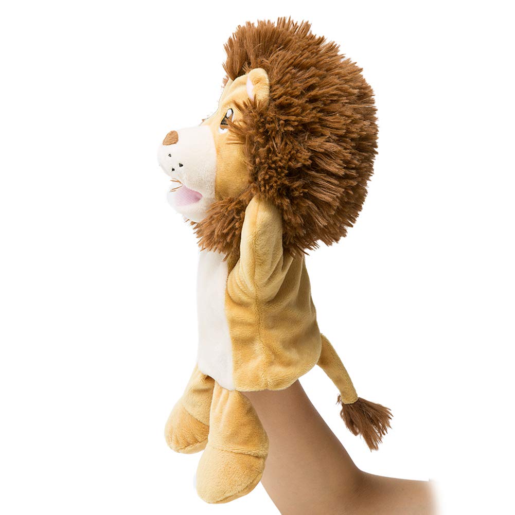Snapklik.com : Hand Puppets Lion Plush Animal Zoo Animal Puppets 14 ...