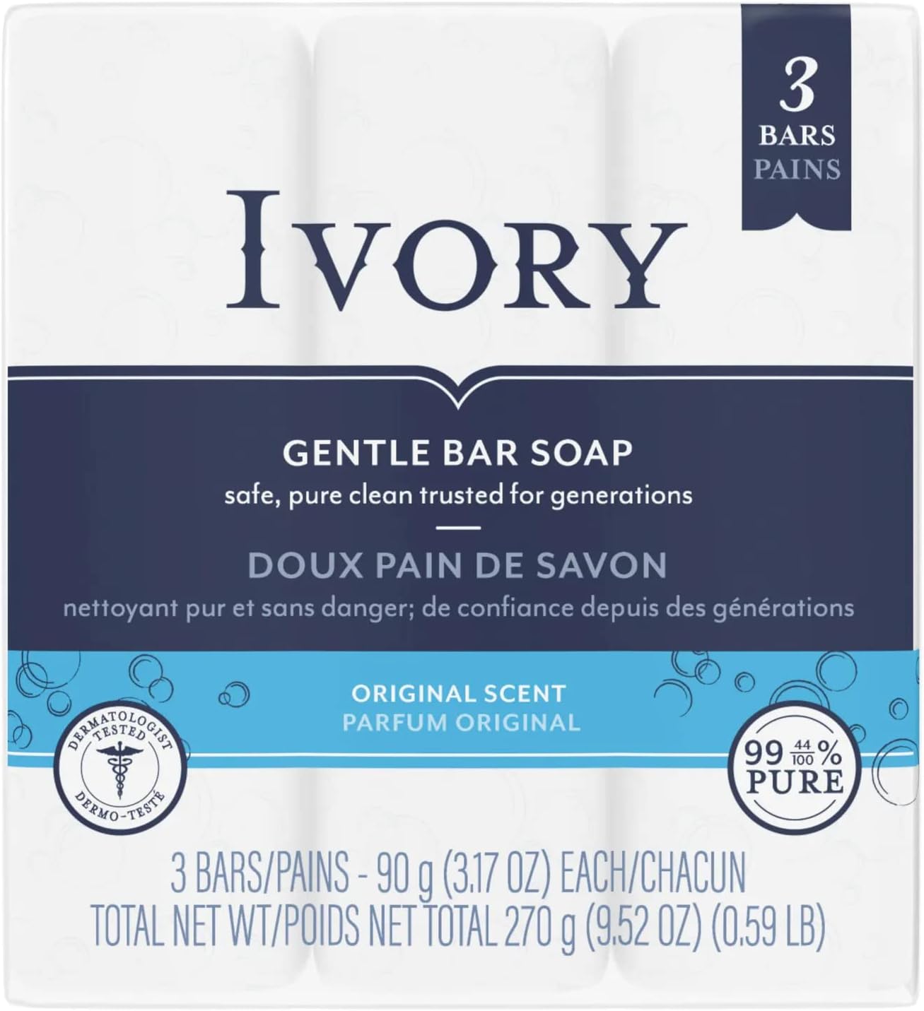 Amazon.com : Ivory Clean Original Bar Soap, 4 Ounce, 10 Count (Pack of ...