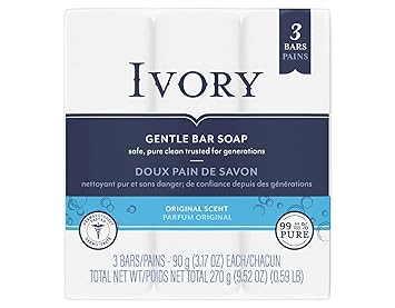 Amazon.com : Ivory Soap Personal Bar 3.1 Ounce, Pack of 3 : Beauty ...