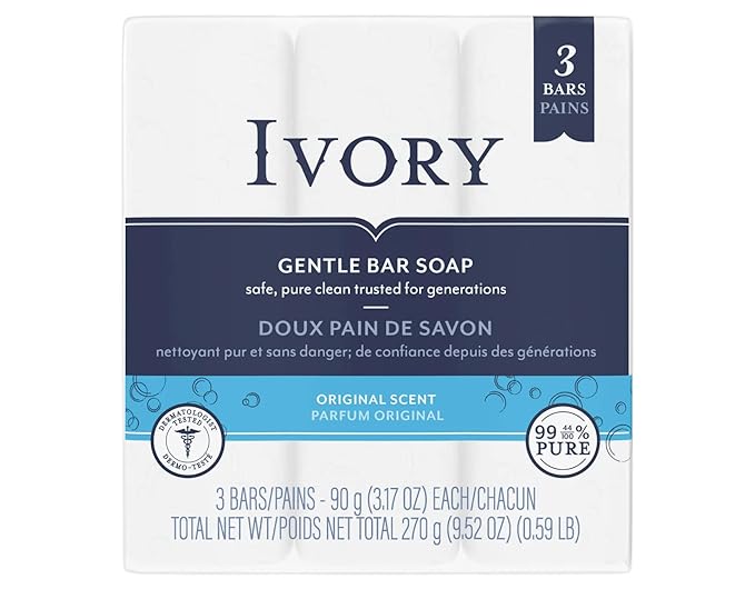 Amazon.com : Ivory Soap Personal Bar 3.1 Ounce, Pack of 3 : Beauty ...