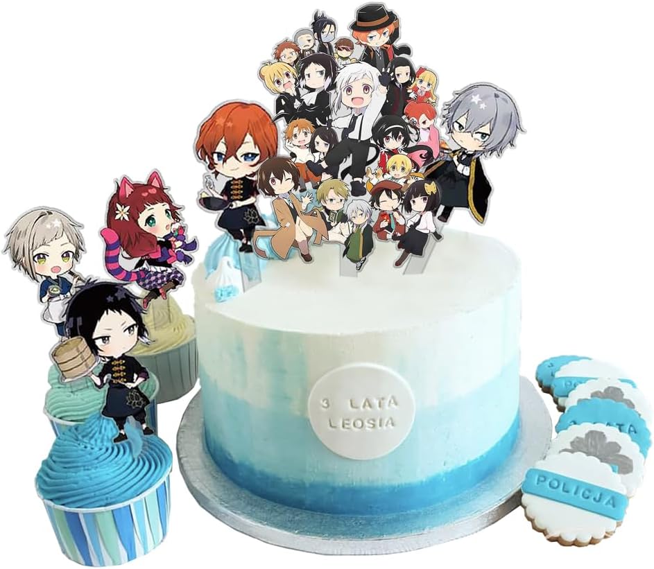 Bungo Stray Dogs Party Decorations Anime Theme Birthday Cake ...