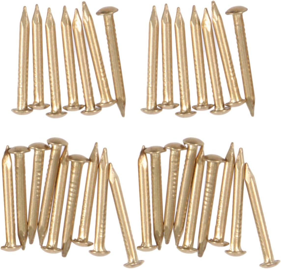 Amazon.com: EXCEART Copper Roofing Nails 100pcs Copper Roofing Nails ...