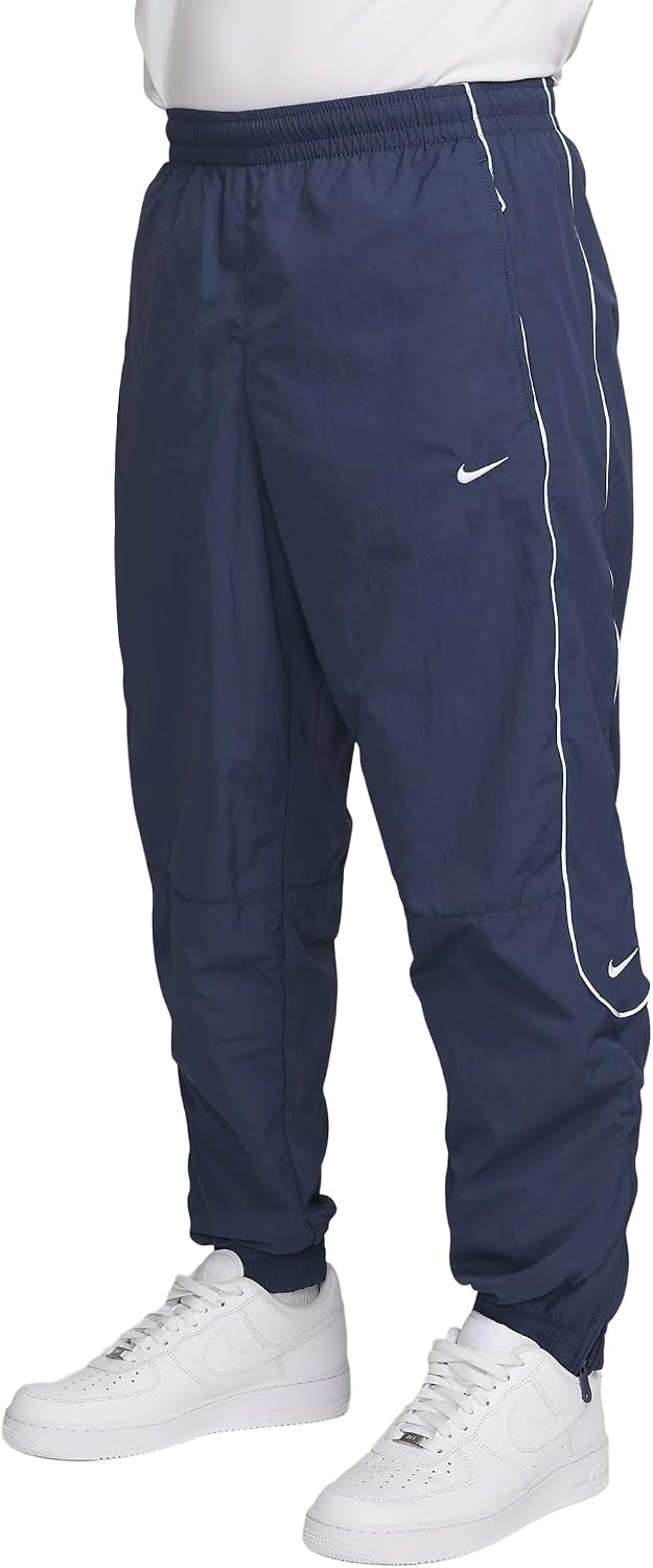 Amazon.com: Nike Solo Swoosh Men's Tracksuit Pants, Thunder Blue/White ...