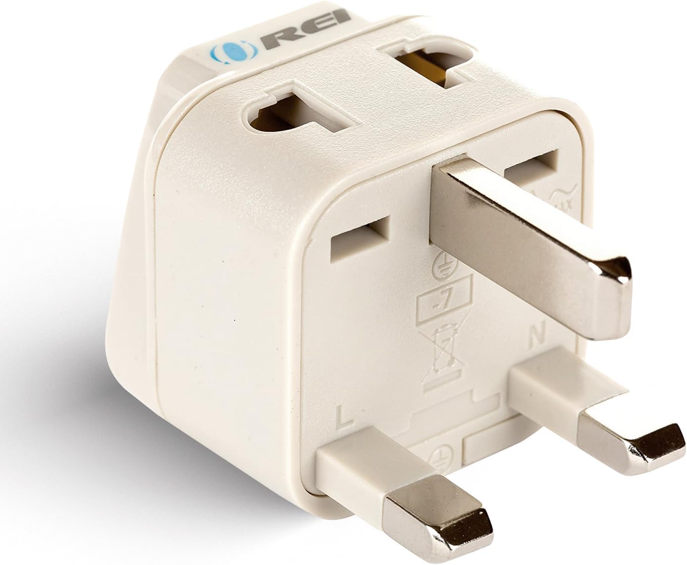 Amazon.com: OREI UK Adapter for Indian Pins, India to UAE, Hong Kong ...
