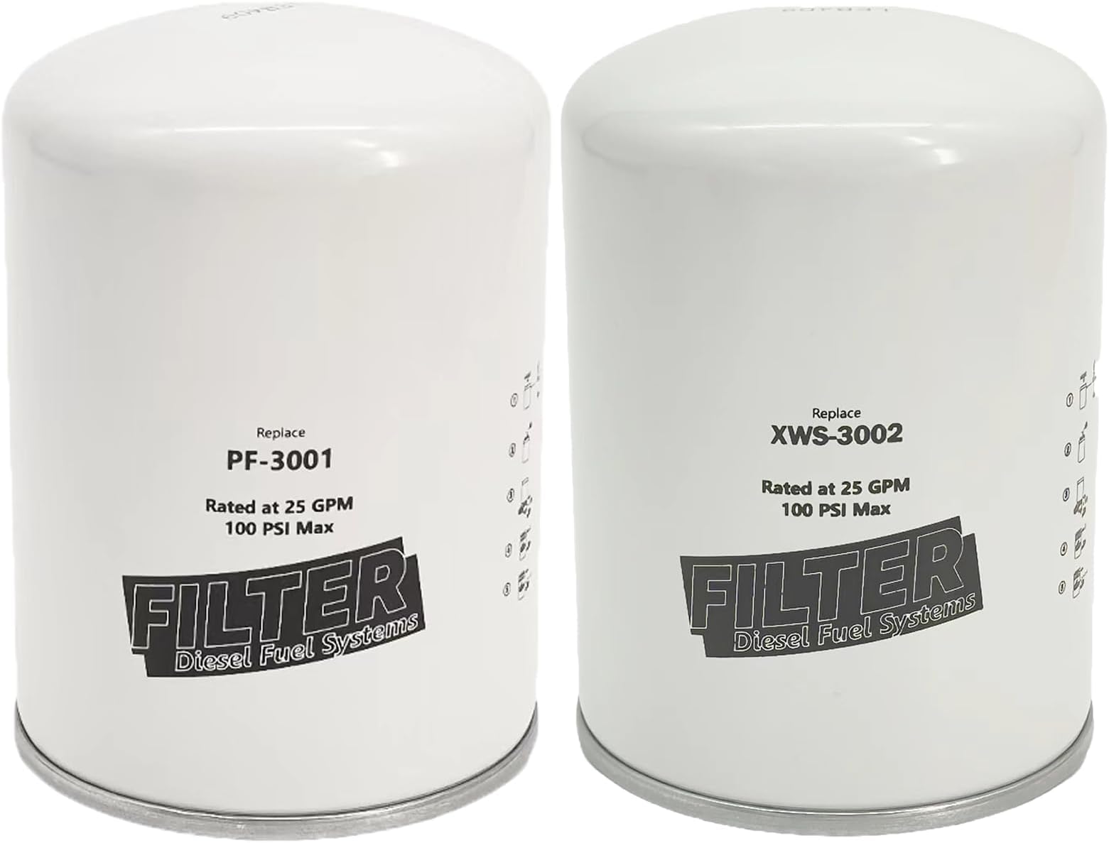Amazon.com: FASS Titanium Series Fuel Filter Package XWS-3002 / PF-3001 ...