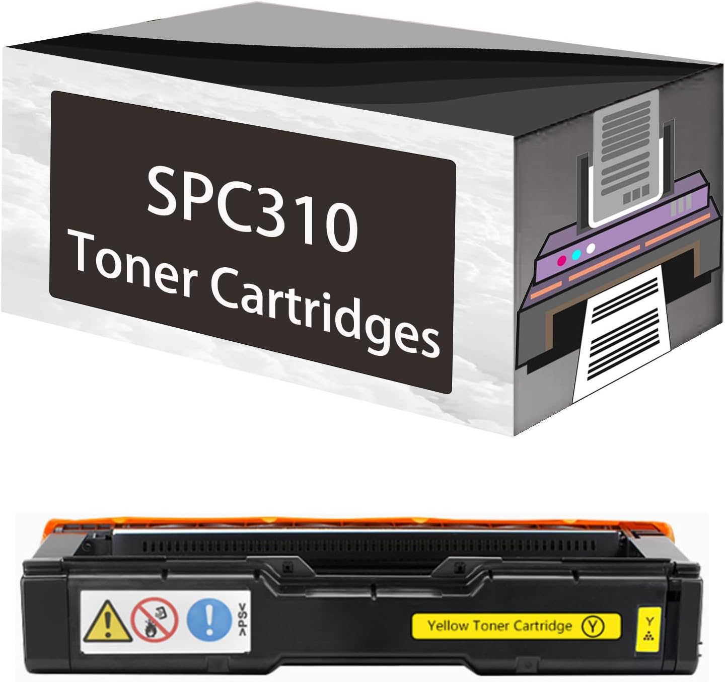 Amazon.com: SPC310 Toner Cartridges Replacement for Ricoh SPC310 ...