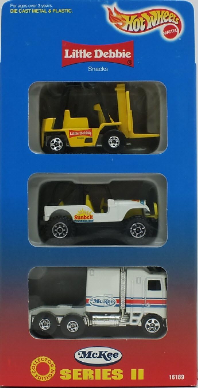 Hot Wheels 1996 Little Debbie Series II Collectors 3-Pc Set Limited ...