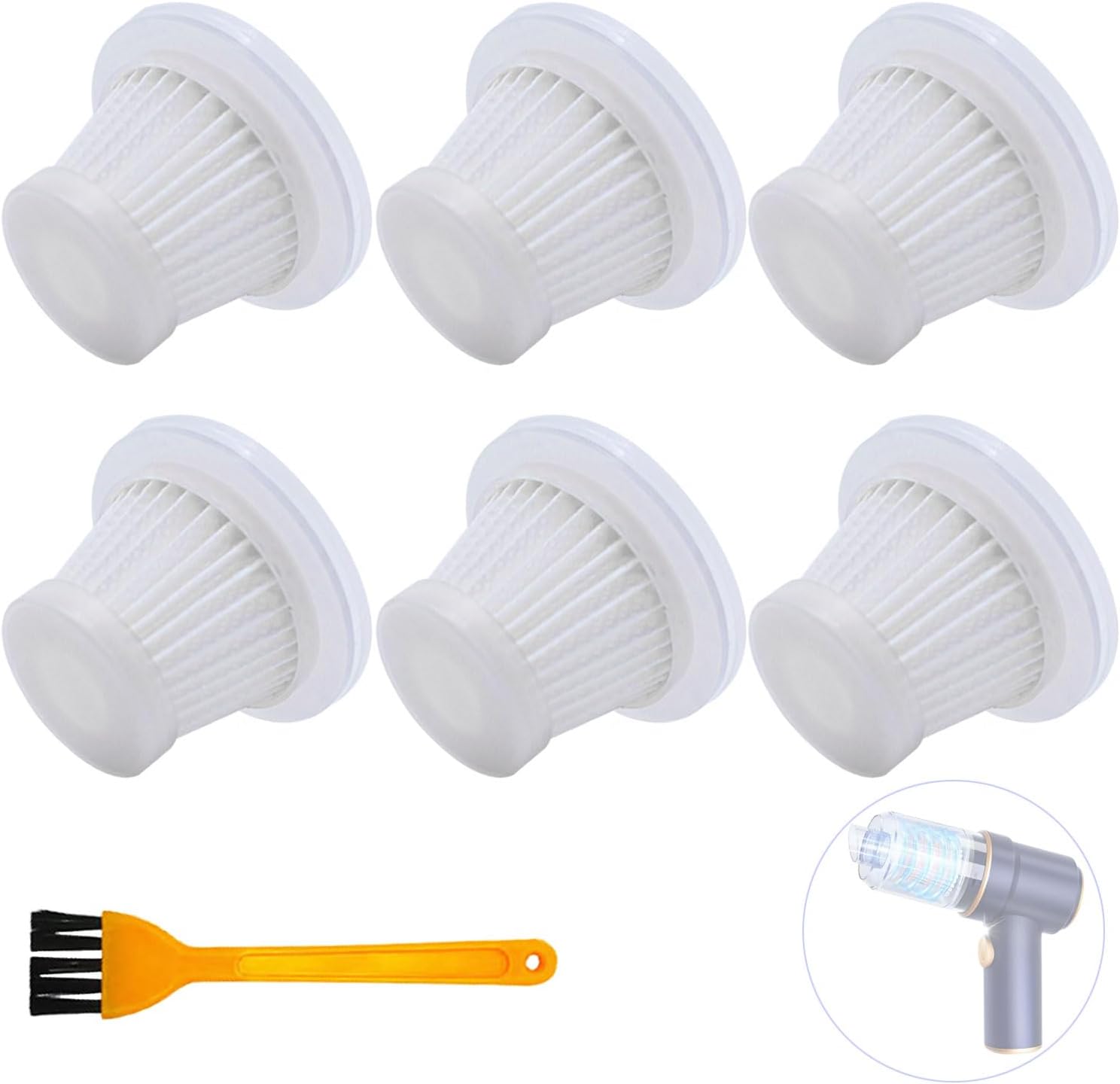 Amazon.com - Saker HEPA Filter 4-Piece Set for Saker Handheld Car ...