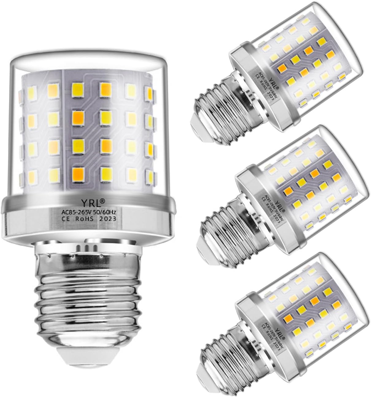 Mini LED Corn Bulbs 9W, E27 Edison Screw Light Bulbs, Cool White 6000K ...