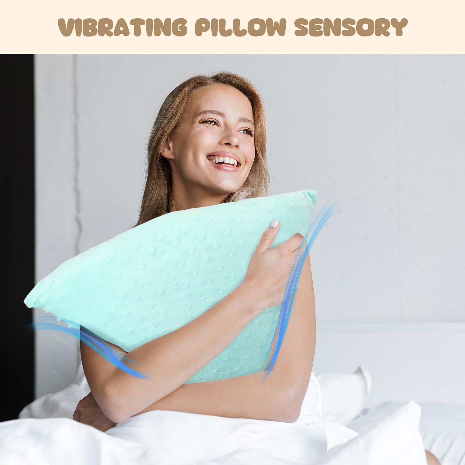 Snapklik.com : Kigley 2 Pcs Vibrating Pillow Pressure Activated Sensory ...