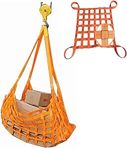 Amazon.co.jp: Lifting Hoist Hanging Net - Nylon Lifting Sling Net, Tear ...