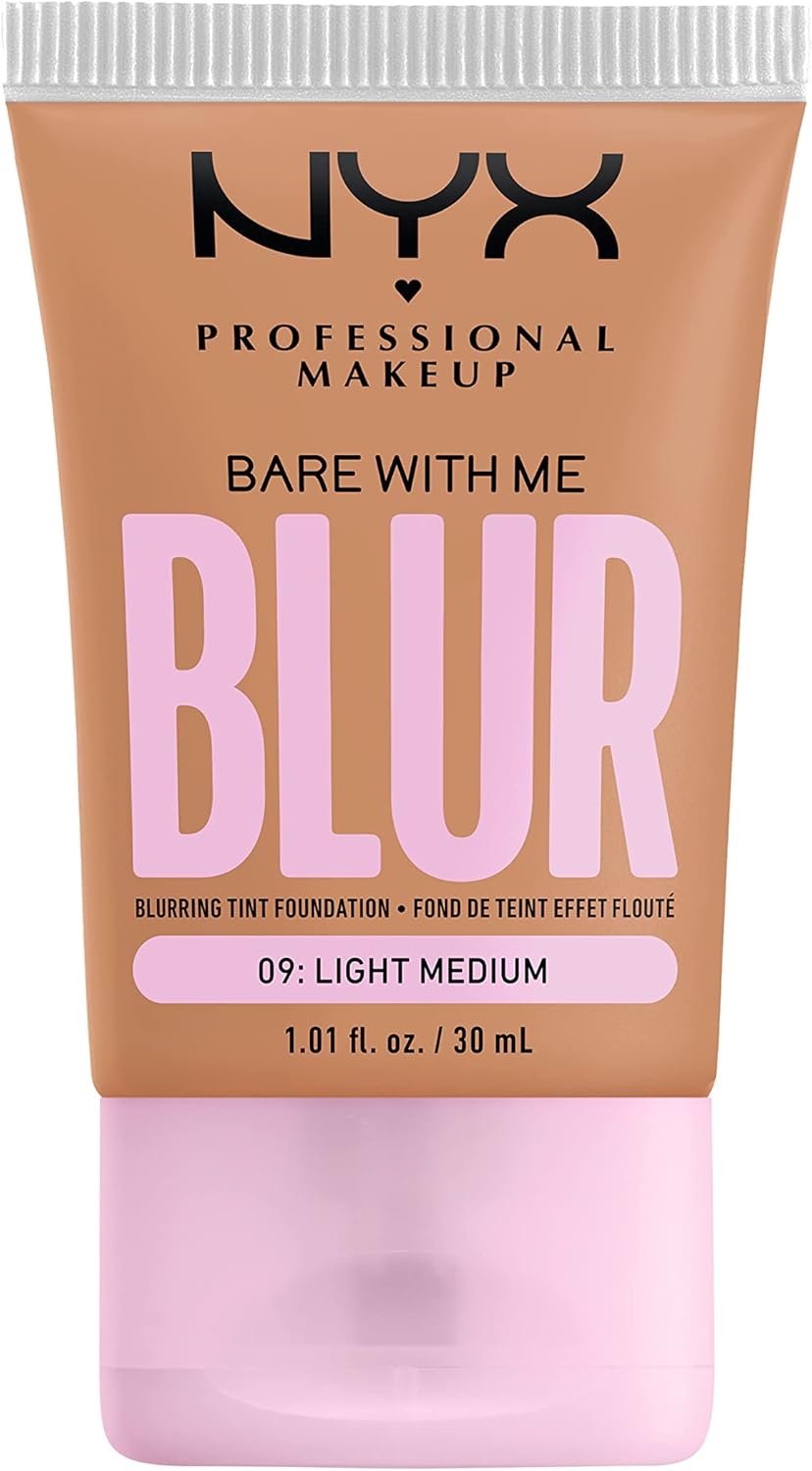 NYX PROFESSIONAL MAKEUP, Bare With Me, Tint Foundation, Medium ...