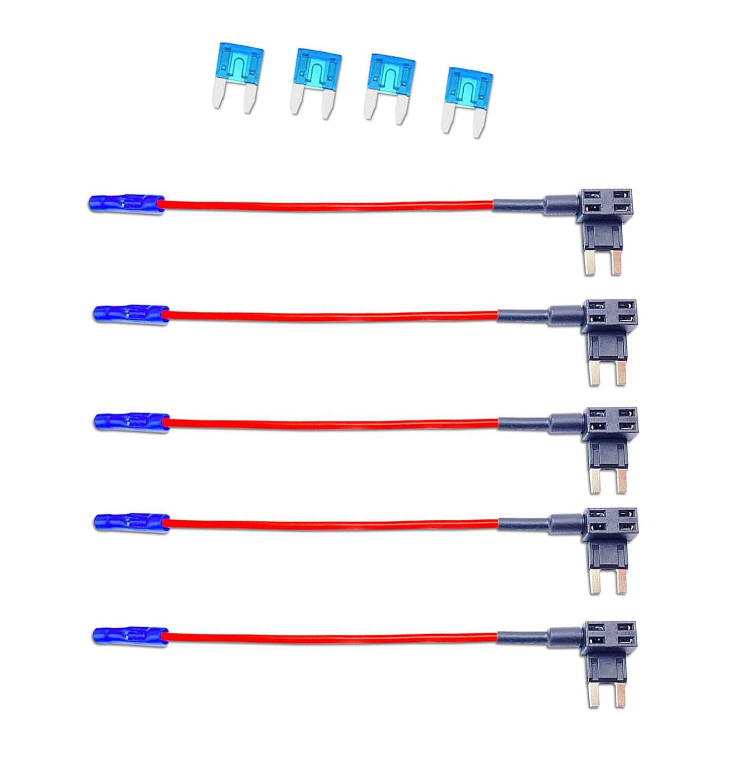 Amazon.com: UGSHY 5 Pack Car Fuse Adapter, Copper Mini Automotive Fuse ...