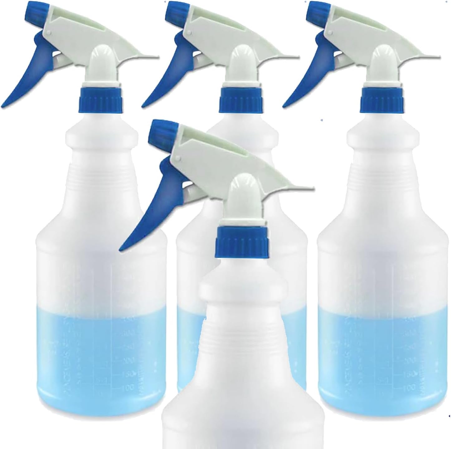 Amazon.com: EZPRO USA Blue Empty Spray Bottles 16 oz for Cleaning ...