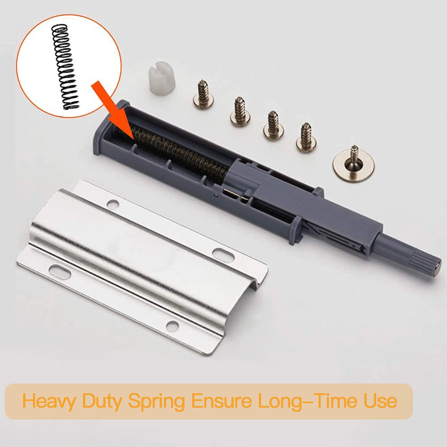 Buy Cabinet Door Push to Open Latch Magnetic Touch Latches for Cabinets ...