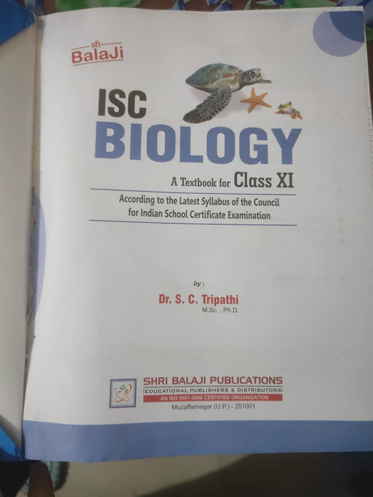 ISC Biology According to the Latest Syllabus A Textbook For Class 11 ...