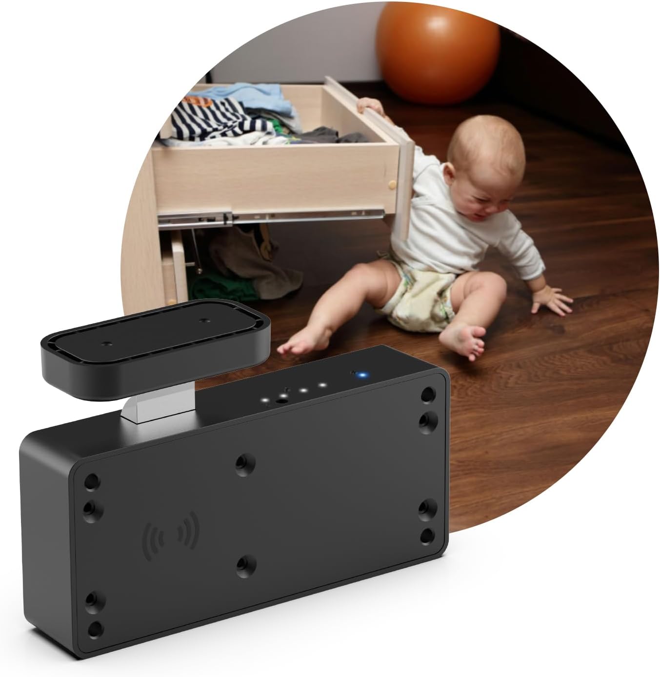 Drawer Lock RFID Card NFC Hidden Cabinet Lock for Kitchen Pantry ...