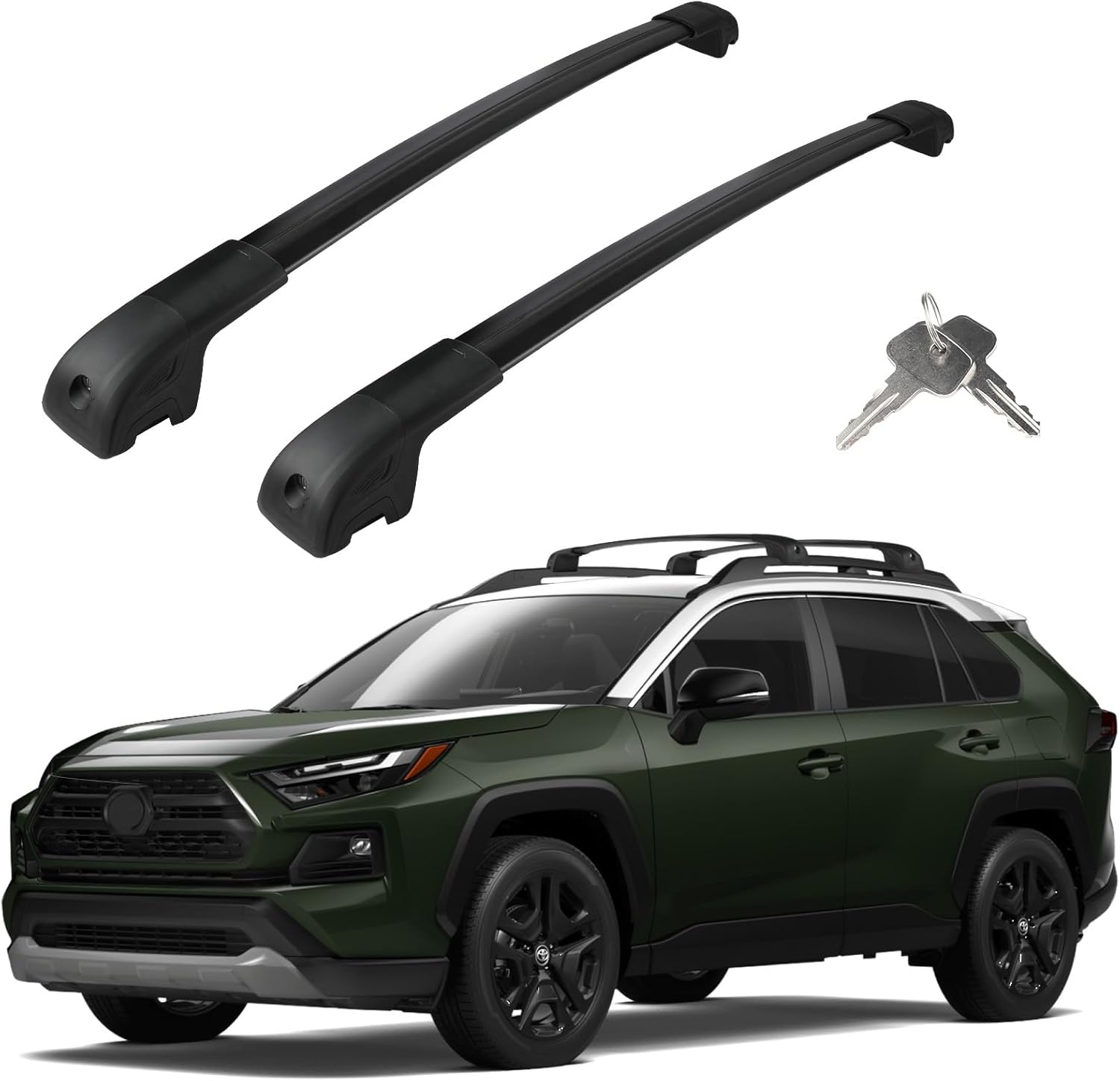 Amazon.com: Roof Rack Cross Bars Compatible with Toyota RAV4 Adventure ...