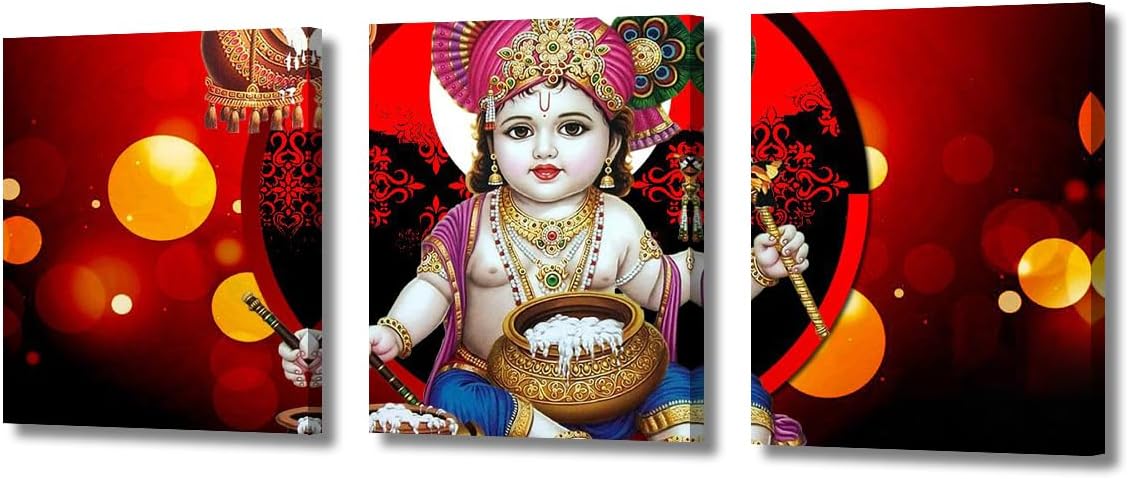 Amazon.com: TFIAVSIN Wall Pictures 3 Panel Canvas Wall Art for Living ...