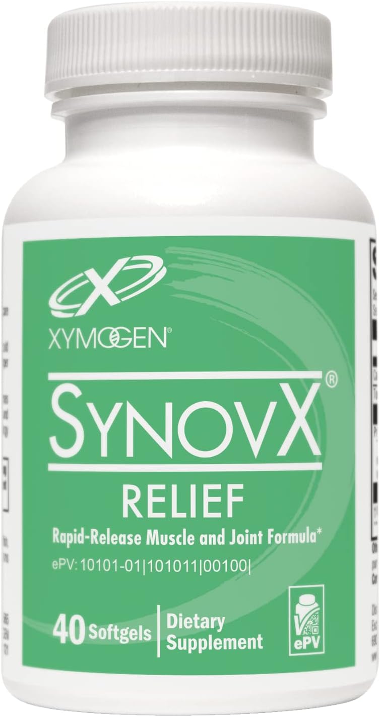 Amazon.com: XYMOGEN SynovX Relief (40 Softgels) : Health & Household