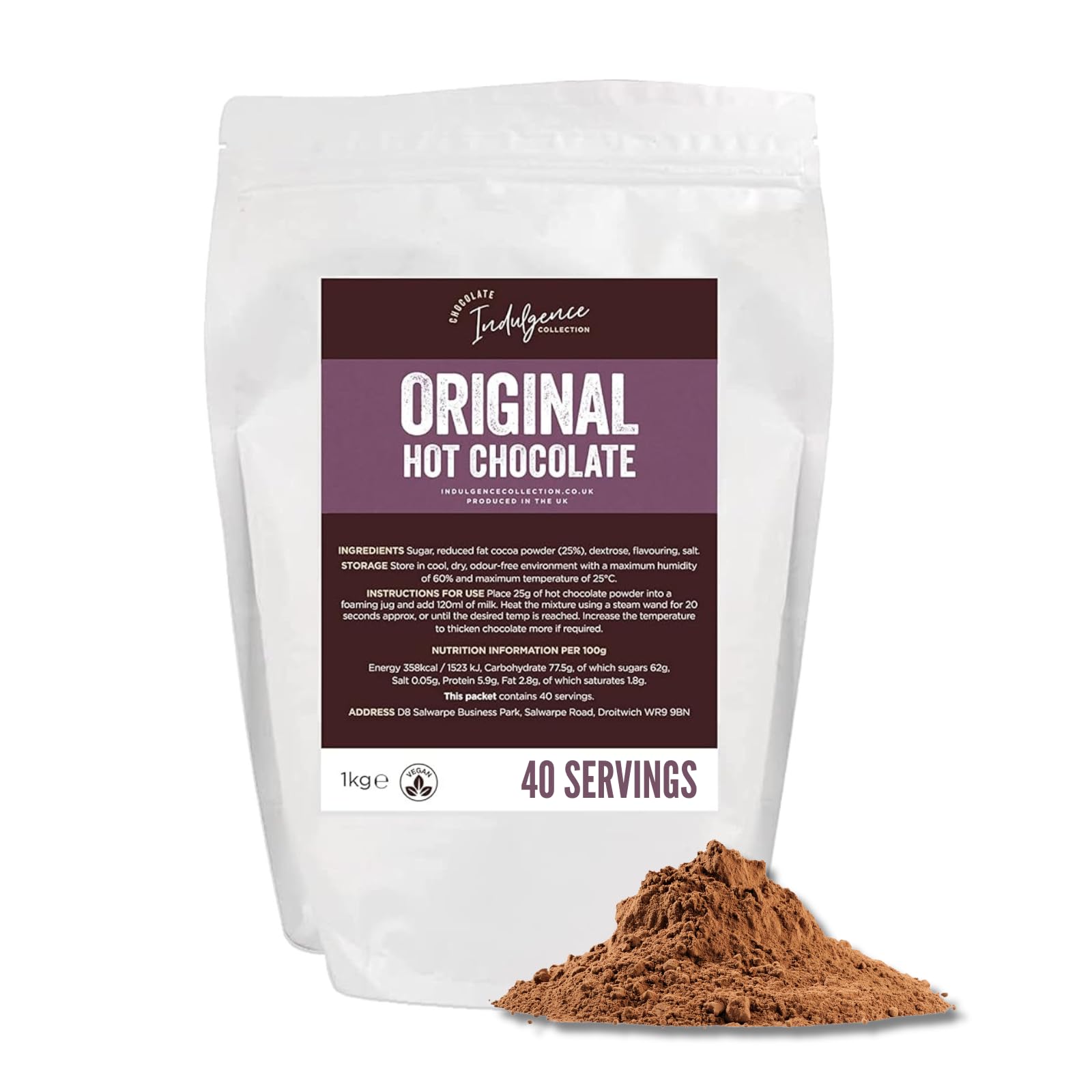 Indulgence Collection - Original Hot Chocolate 1kg - Premium ...