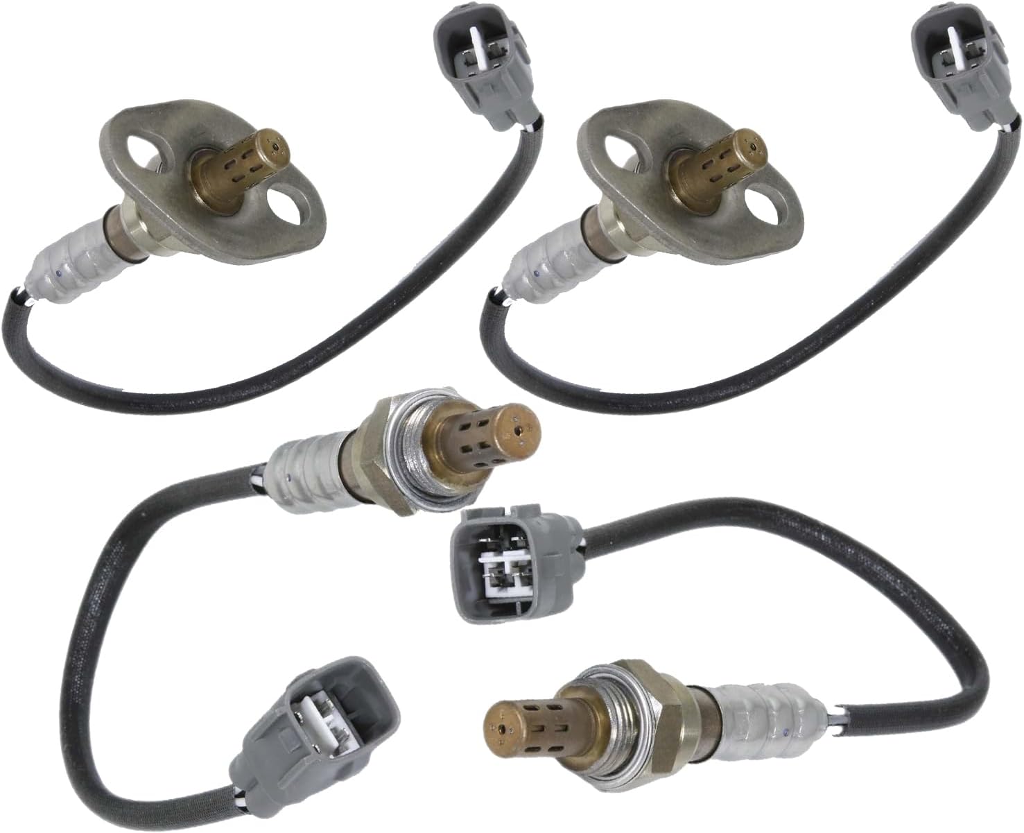 Amazon.com: TRQ Upstream & Downstream O2 Oxygen Sensor Kit Set of 4 ...