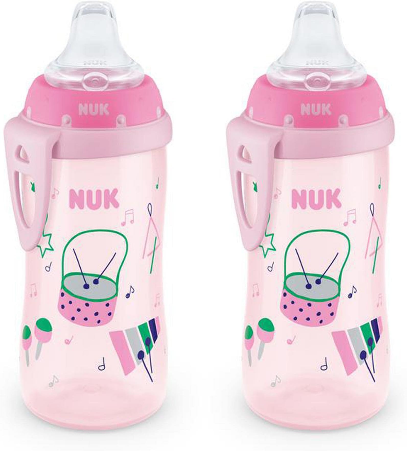 Amazon.com : NUK Active Spill Proof Sippy Cup, 10 oz, 2 Pack, 8+ Months ...