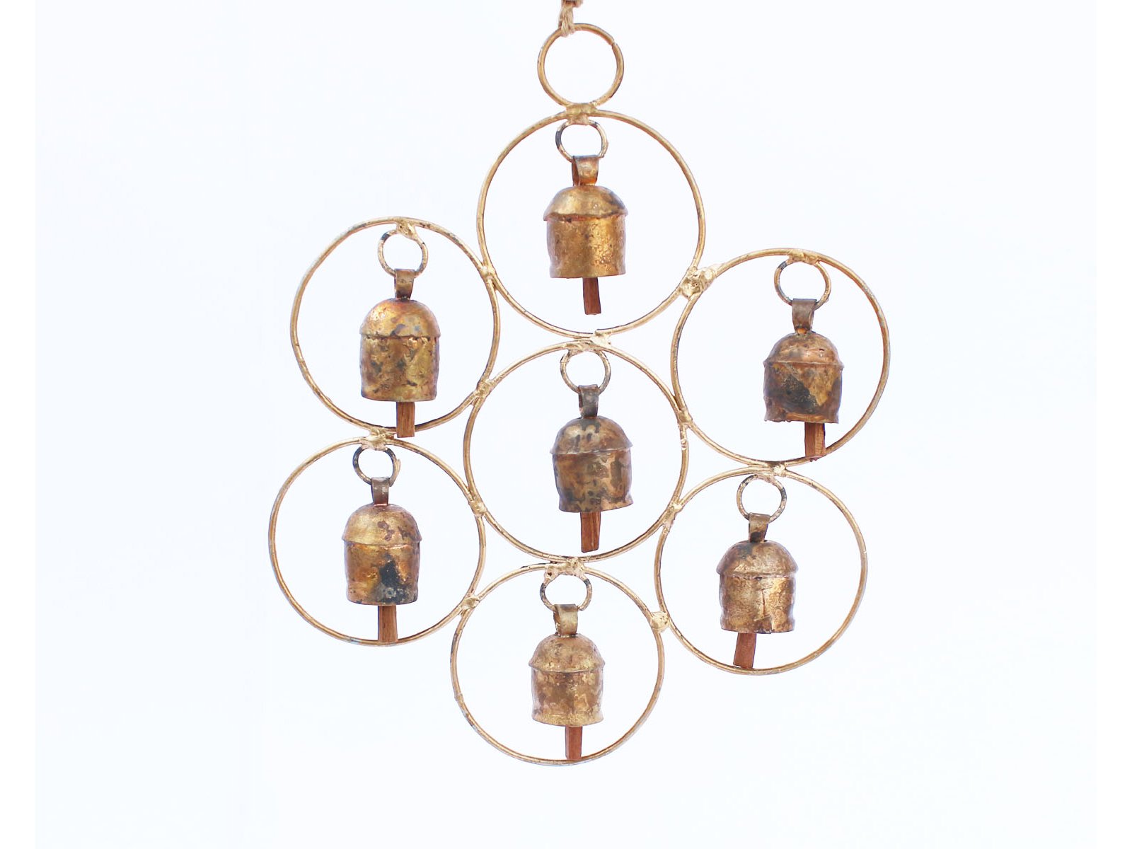 Amazon.com : De Kulture Bell Metal Circular Ghantada Wind Chime Hanging ...