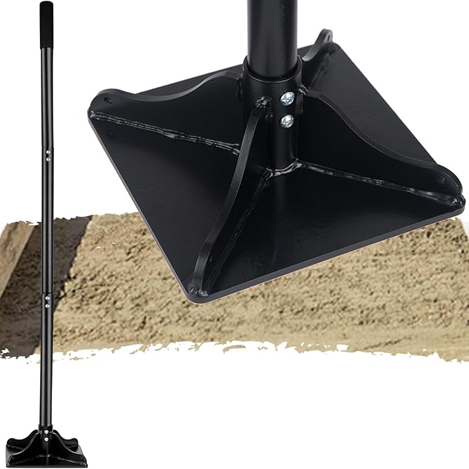 Amazon.com : 8"x8" Tamper Tool Landscaping Hand Tamper with 48 inch ...