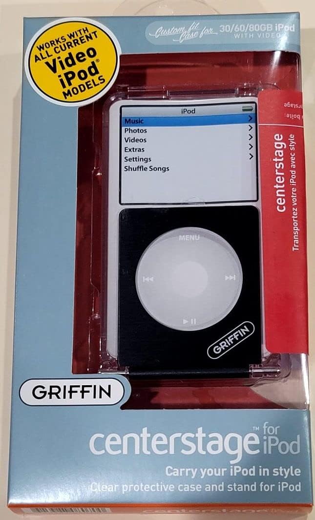 Amazon.com: Griffin Centerstage for iPod 5G (30/60/80GB) - Flip Stand ...