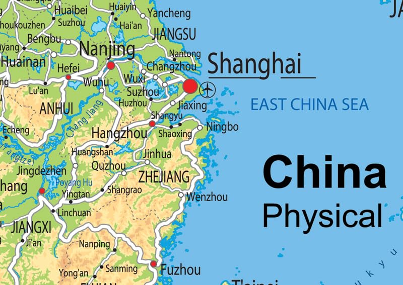 Clear Physical Maps Of China Print 8 Free Printable Physical Map Of
