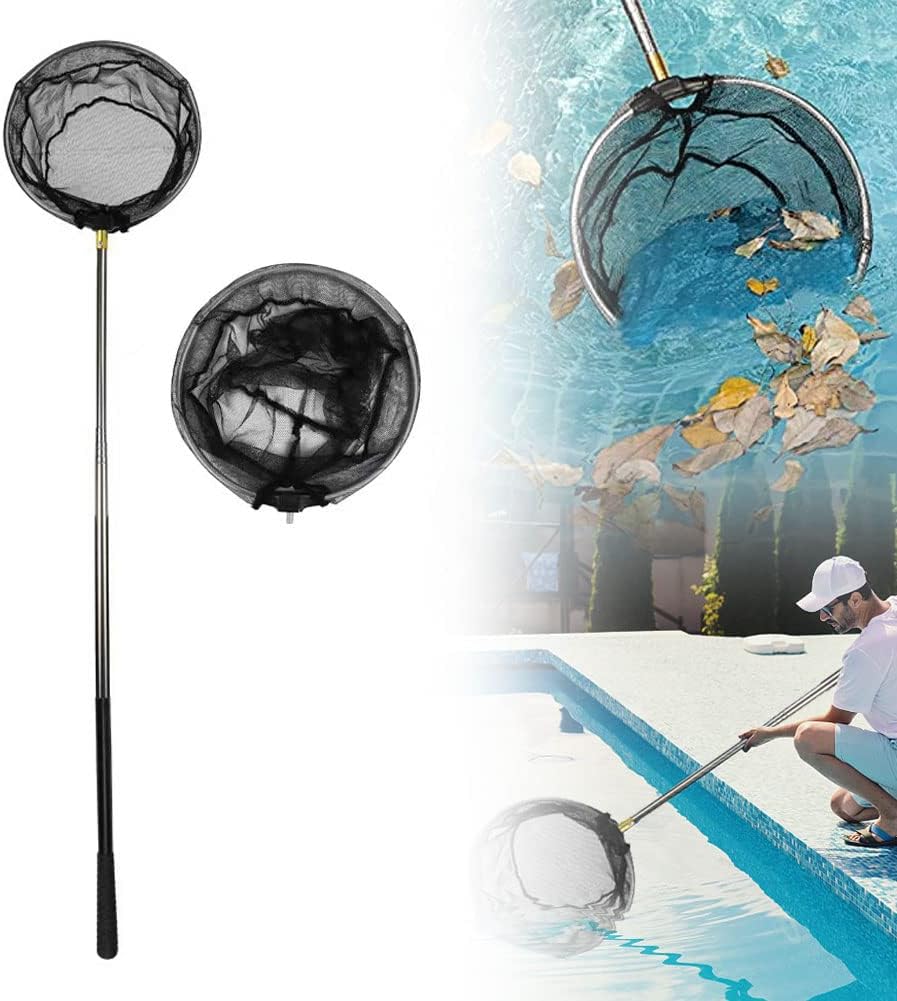 Swimming Pools Skimmer Net, Fine Mesh Pool Skimmer Basket Fish Pond Net ...