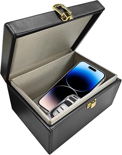 Amazon.com: Wevdn Faraday Box Key Fob Protector, RFID Signal Blocking ...