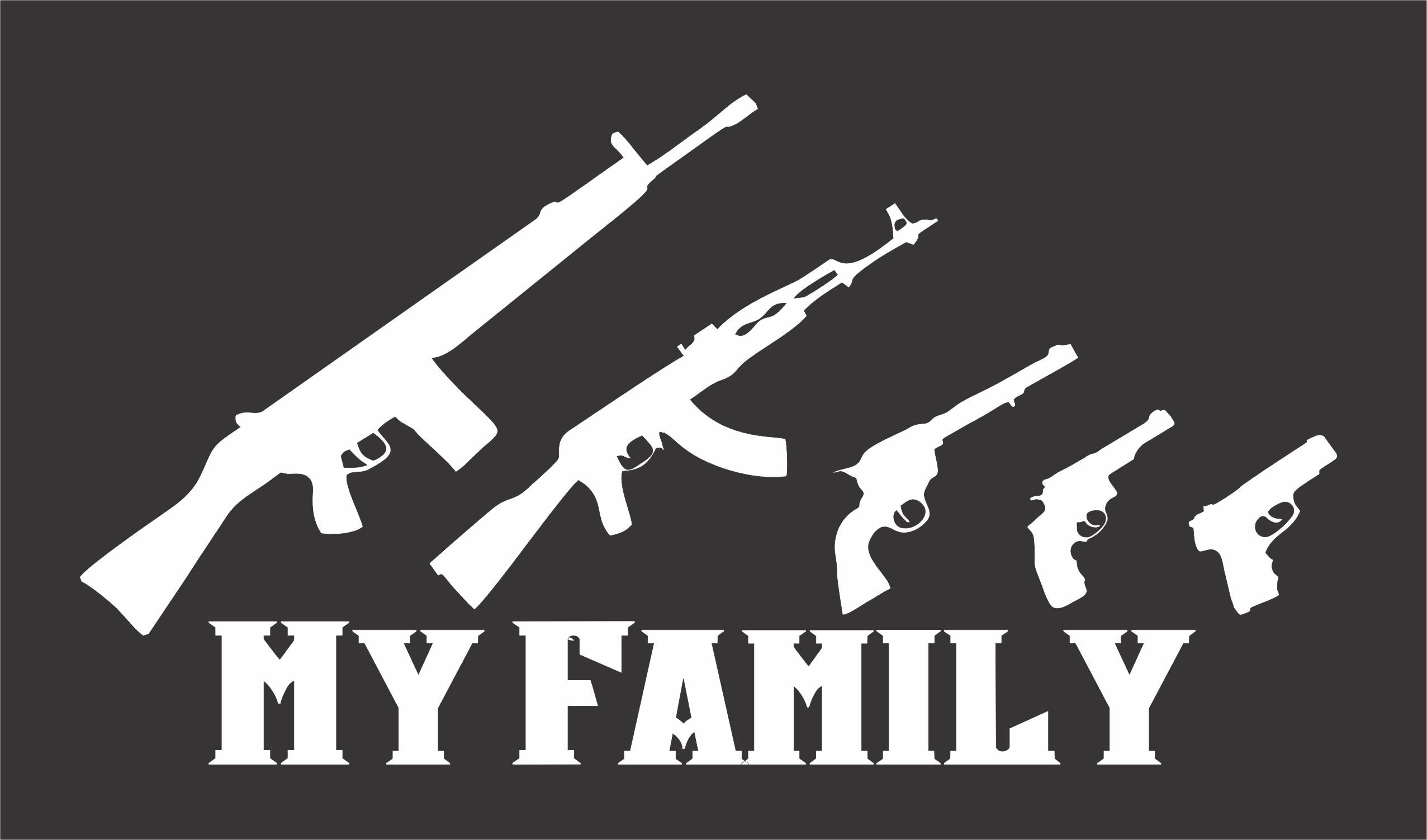 Stick Family With Weapons