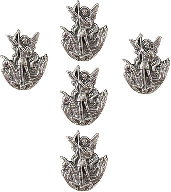 Amazon.com: Archangel Saint Michael Lapel Pin, 3/4 Inch, Pack of 5 ...