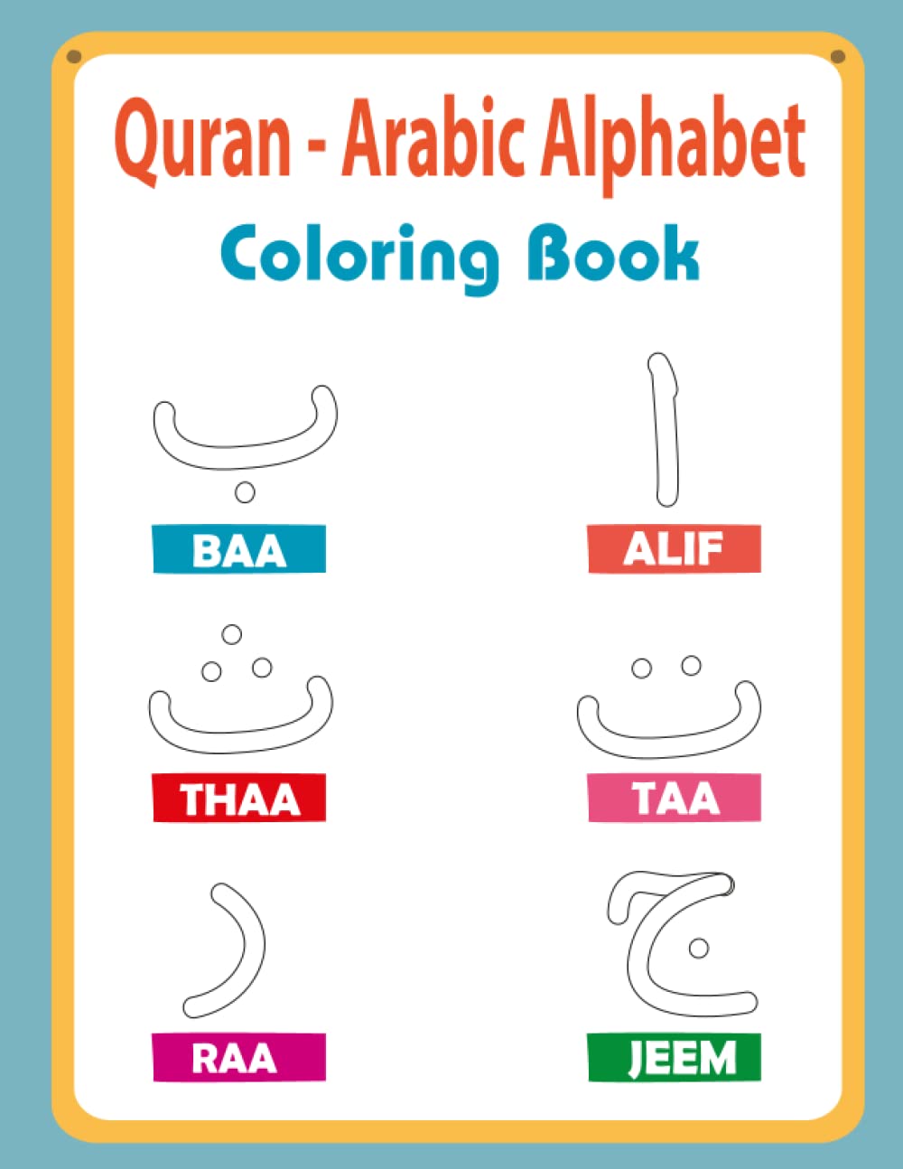 Buy Learn Arabic Alphabet Letters - Learning the Arabic Language Of The ...