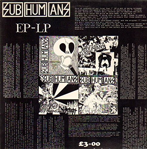 Subhumans - EP-LP [Vinyl] - Amazon.com Music