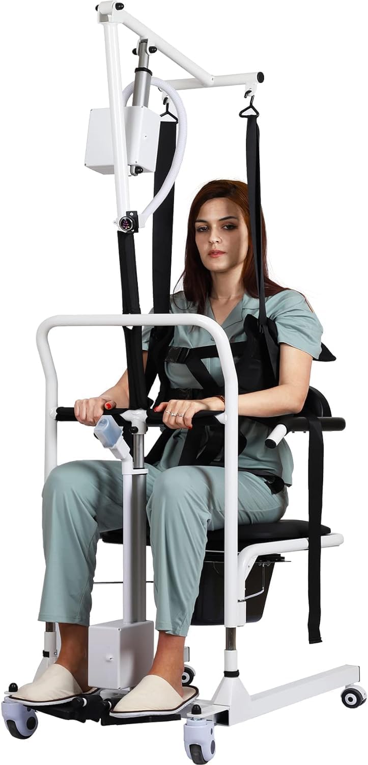 Amazon.com: XUETAO Electric Patient Lift Transfer Chair, Patient Lift ...