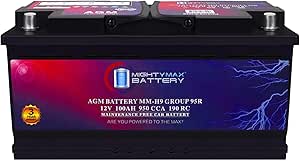 Amazon.com: Mighty Max Battery MM-H9 Start and Stop Car BCI Group 95R ...